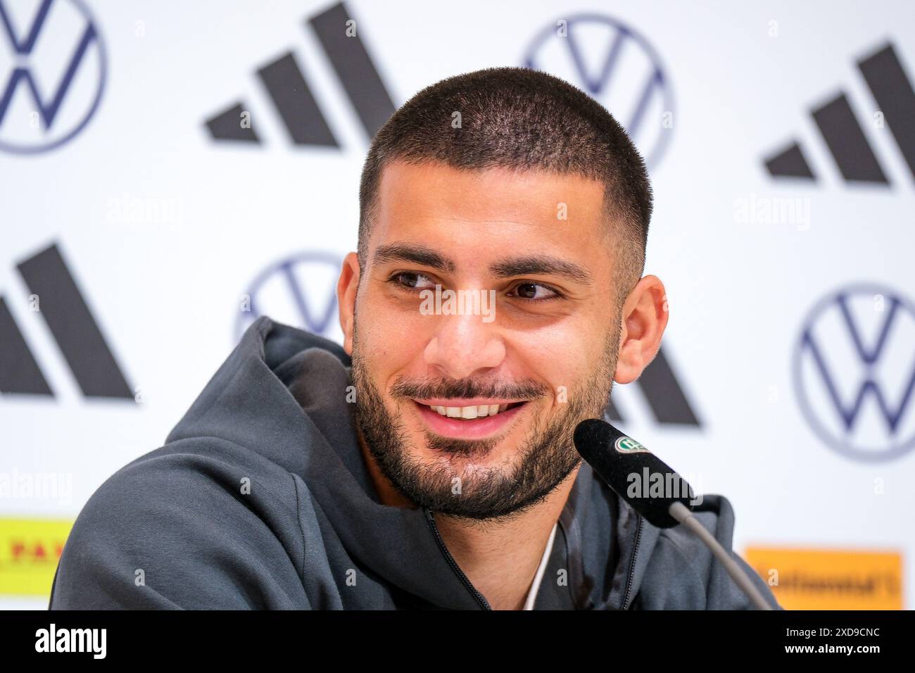 Germany, 21.06.2024. Deniz Undav (Deutschland, #26) lachend, GER, DFB ...