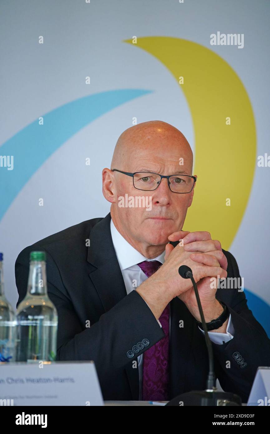 Scottish First Minister John Swinney during the British-Irish Council ...