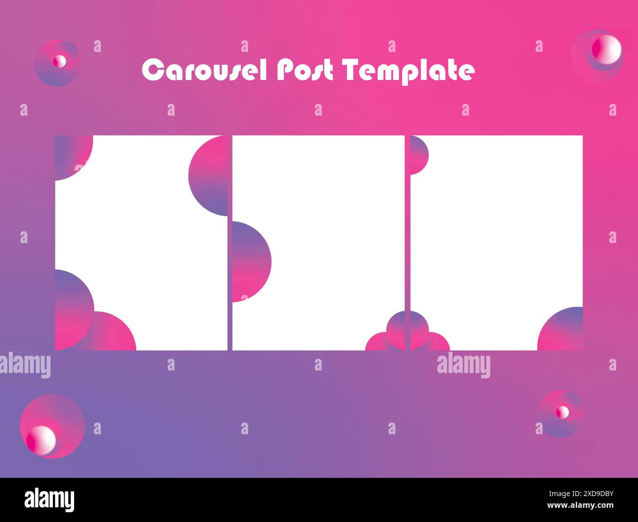 Social media carousel post template Stock Vector Image & Art - Alamy