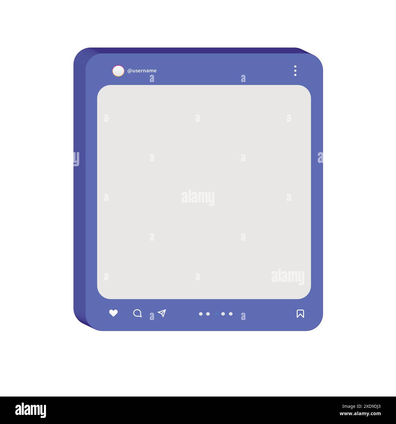 Instagram carousel mockup Cut Out Stock Images & Pictures - Alamy