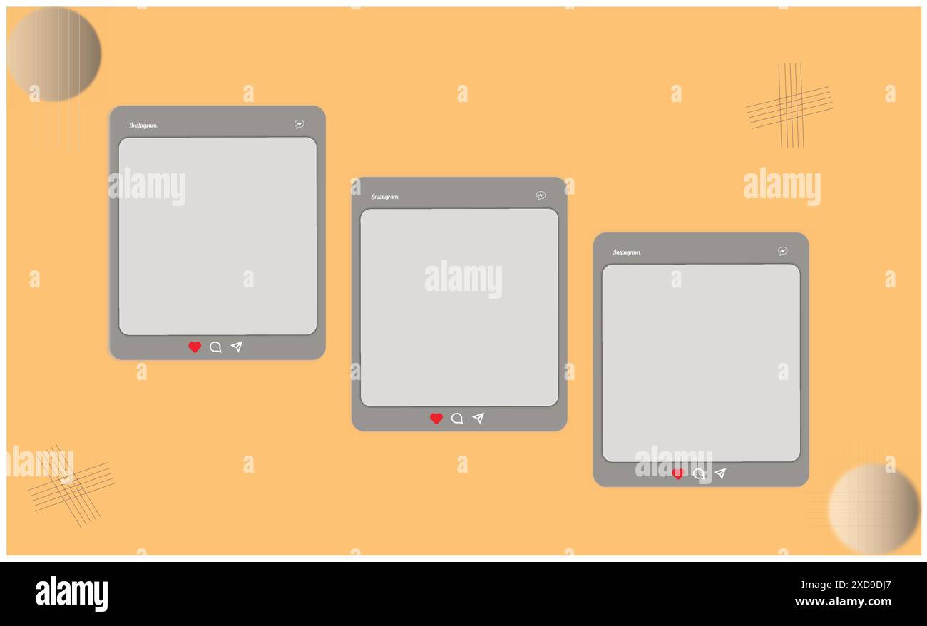 Social media carousel post template Stock Vector Image & Art - Alamy