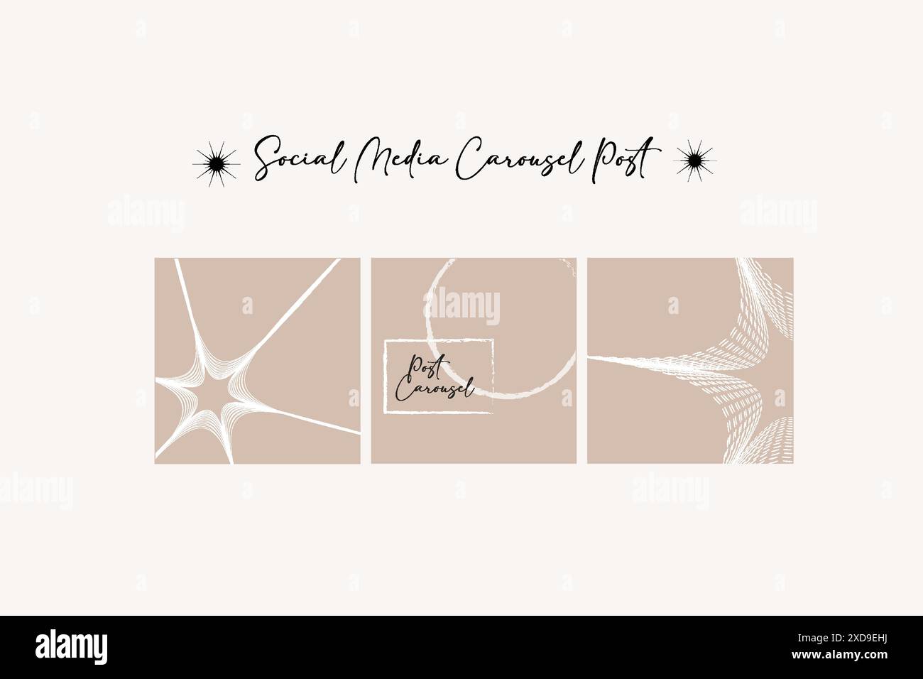 Social media carousel post template Stock Vector Image & Art - Alamy