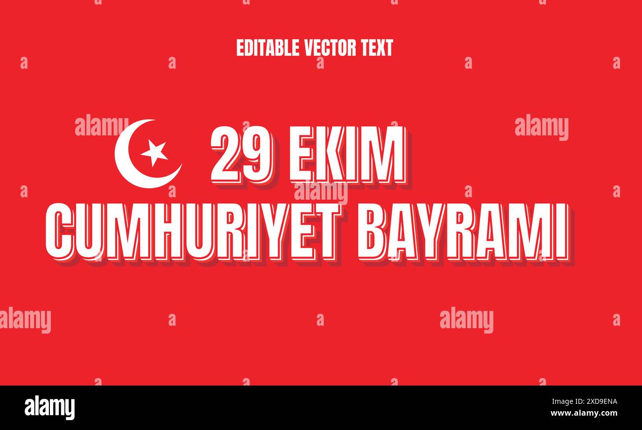 Editable vector text effect Stock Vector Image & Art - Alamy