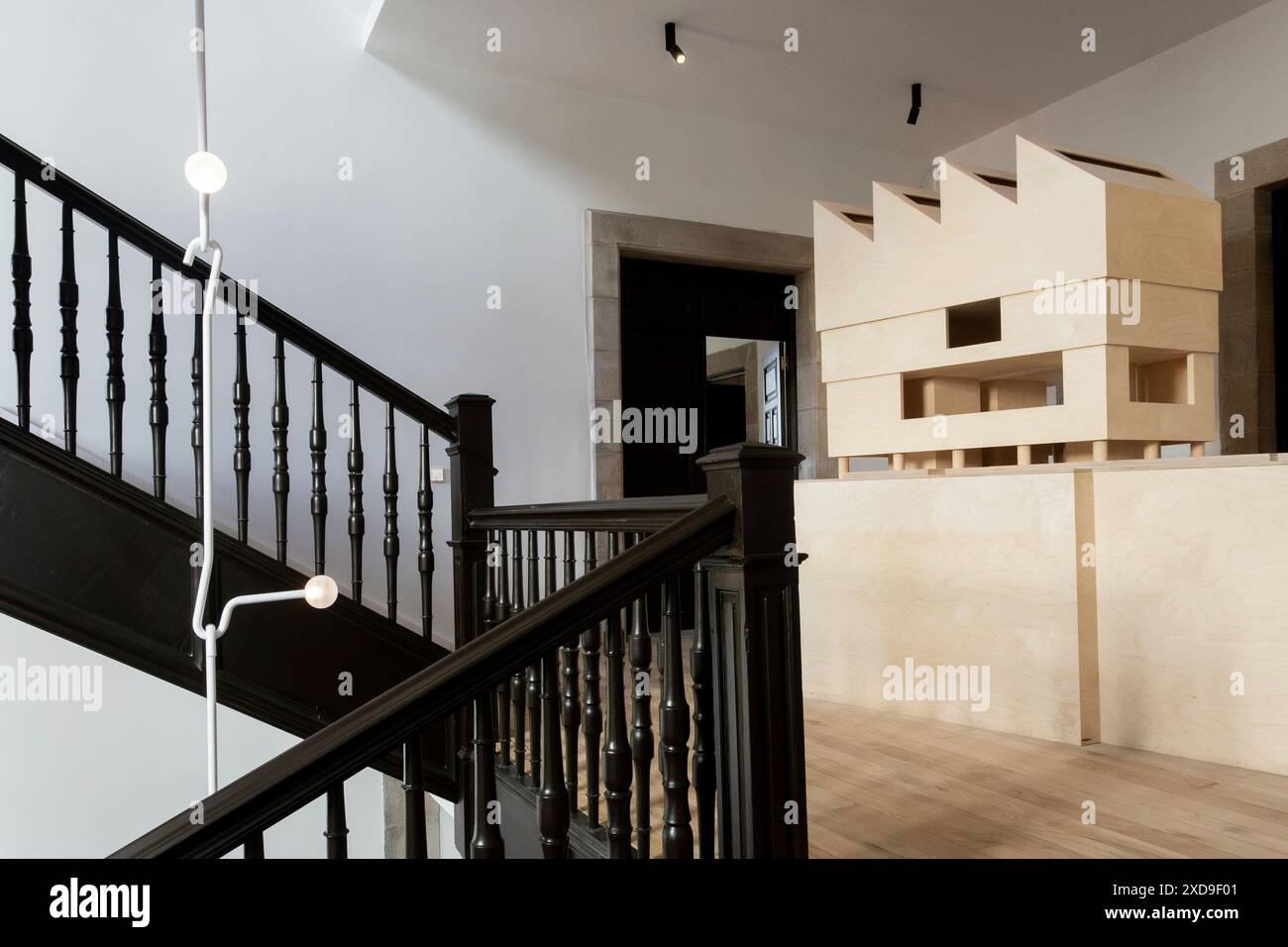 Model of David Chipperfield's Casa Ria, on the day of its presentation ...