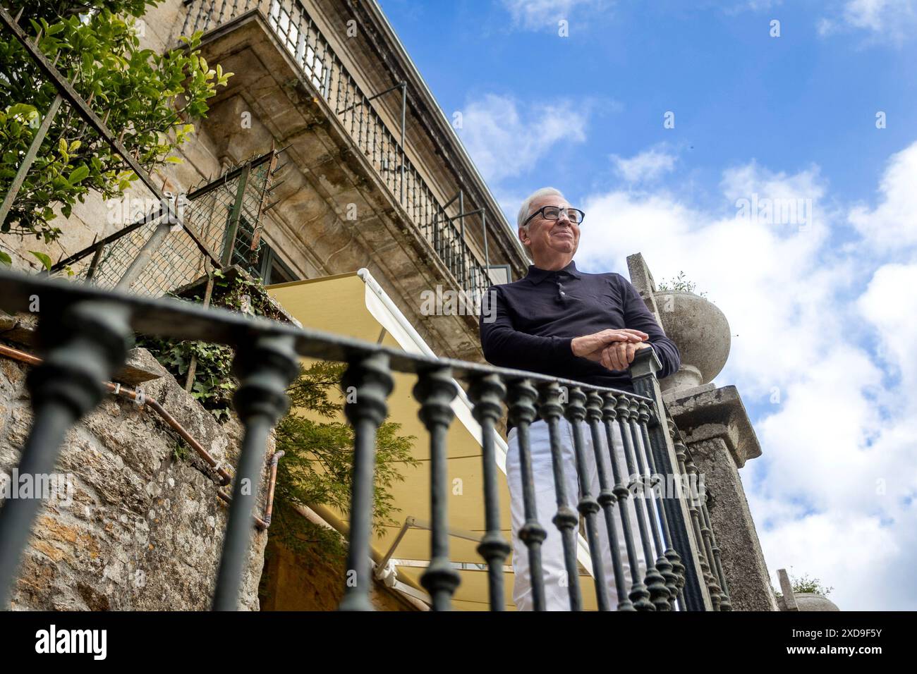 British architect David Chipperfield poses after the unveiling of David ...