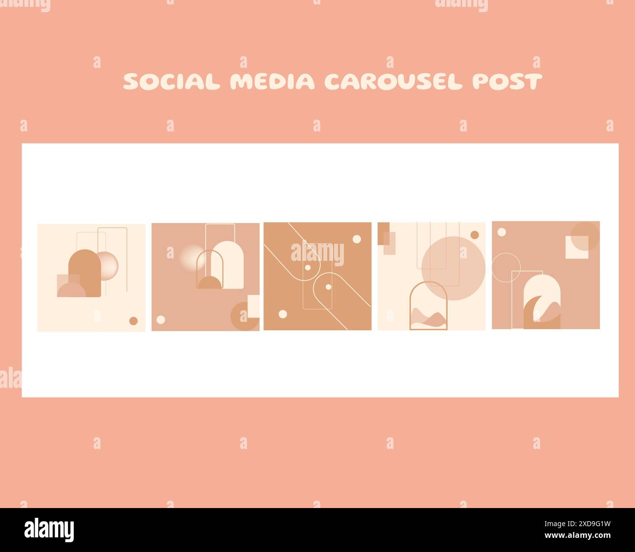 Social media carousel post template Stock Vector Image & Art - Alamy