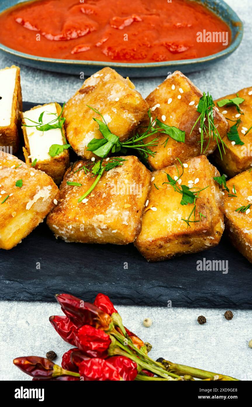 Skewer tasty tofu cheese hi-res stock photography and images - Alamy