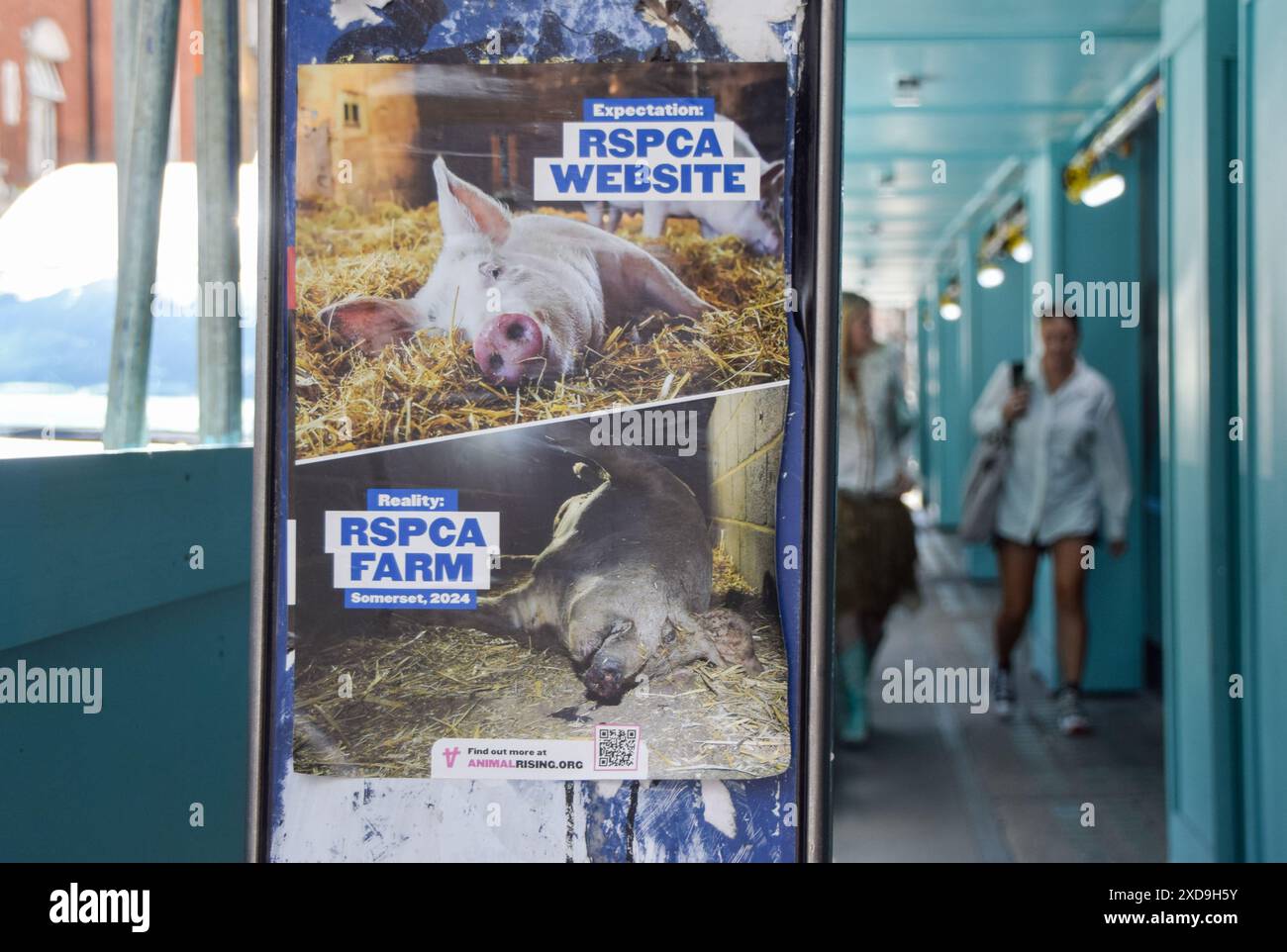 June 21, 2024, London, England, UK: A poster in Central London from ...
