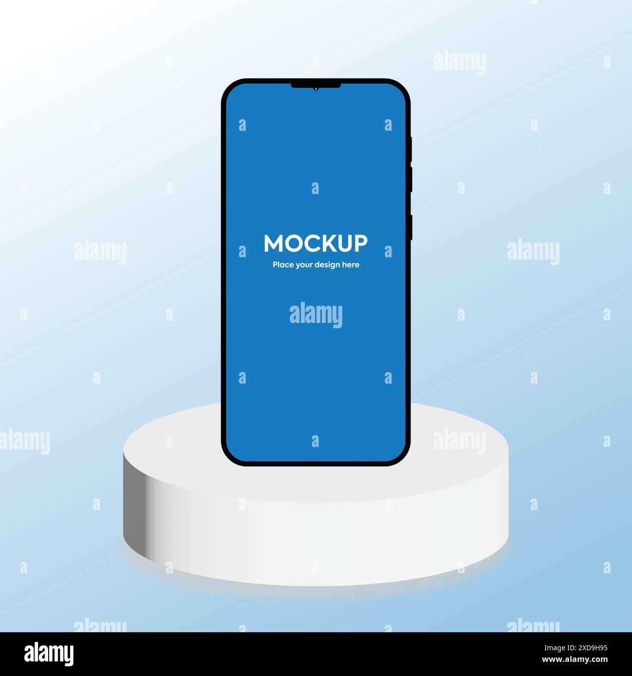 Phone interface mockup Stock Vector Image & Art - Alamy