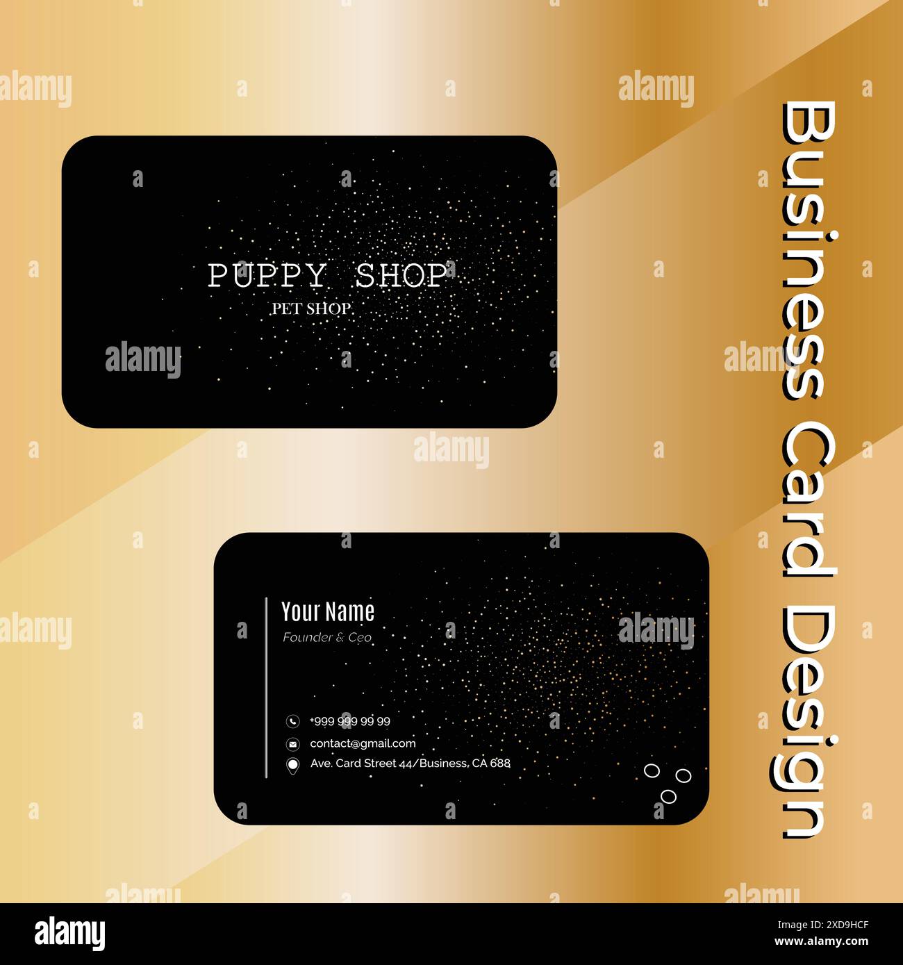 Modern vector business card design Stock Vector Image & Art - Alamy