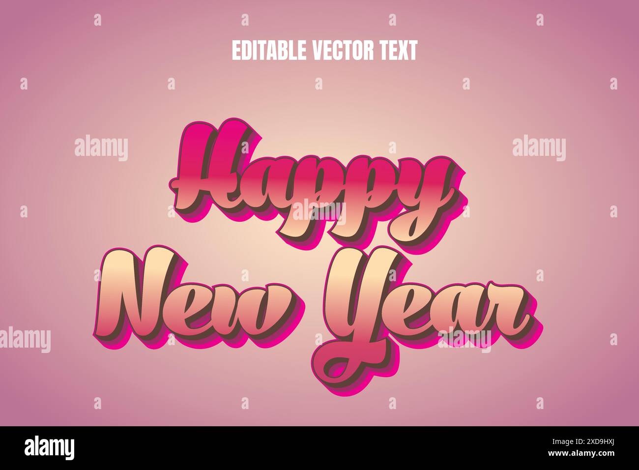 Editable vector text effect Stock Vector Image & Art - Alamy