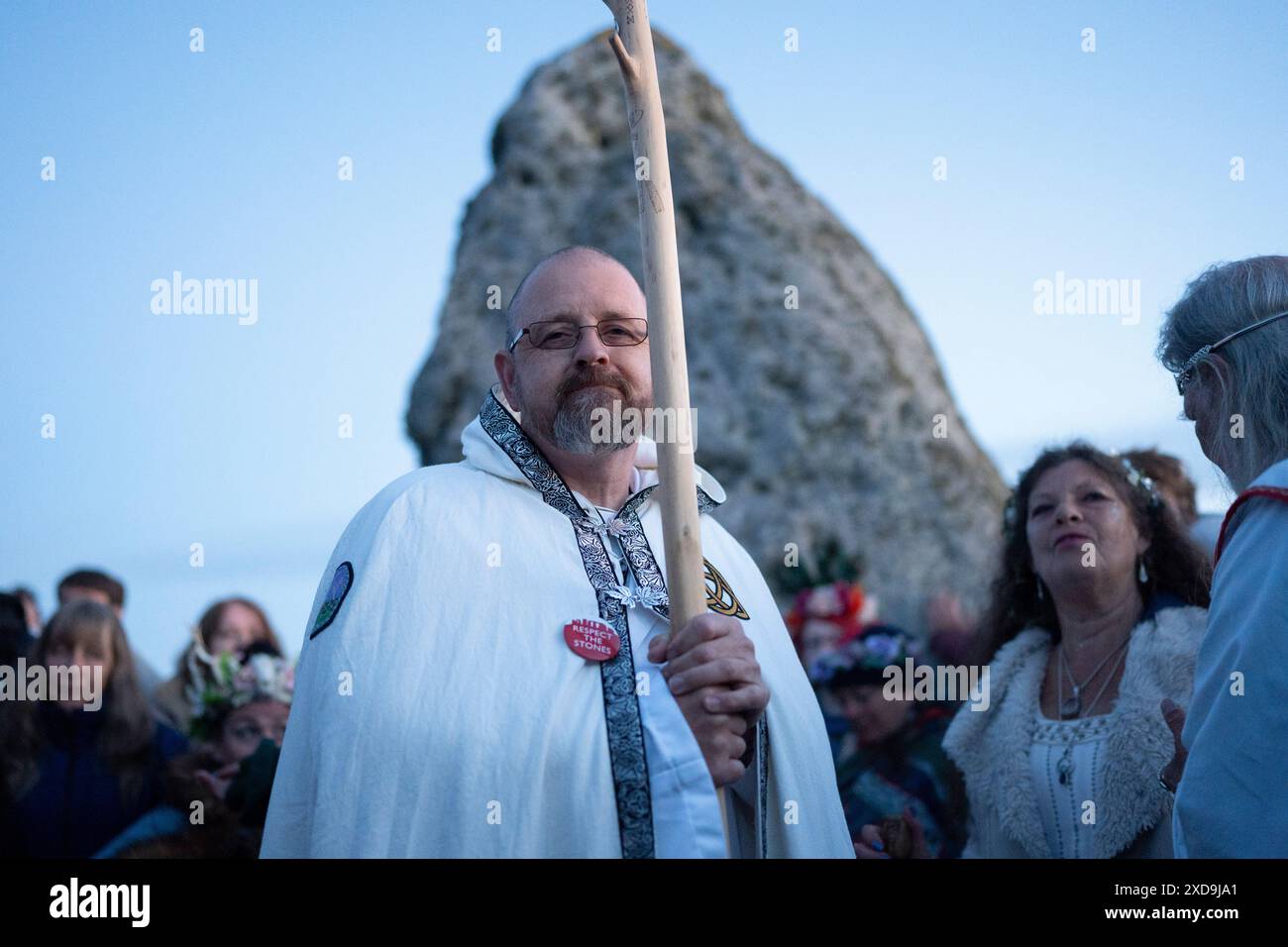 Druids celebrate the summer Solstice (mid-summer and longest day) at ...
