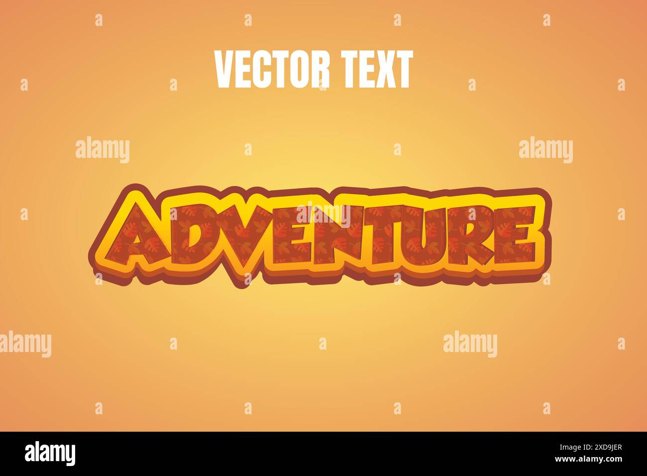 Editable vector text effect Stock Vector Image & Art - Alamy