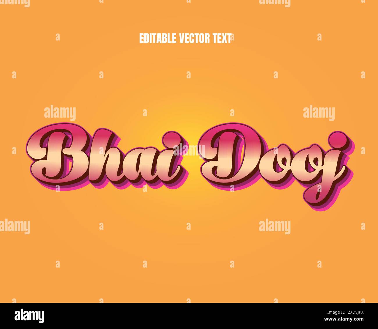 Editable vector text effect Stock Vector Image & Art - Alamy