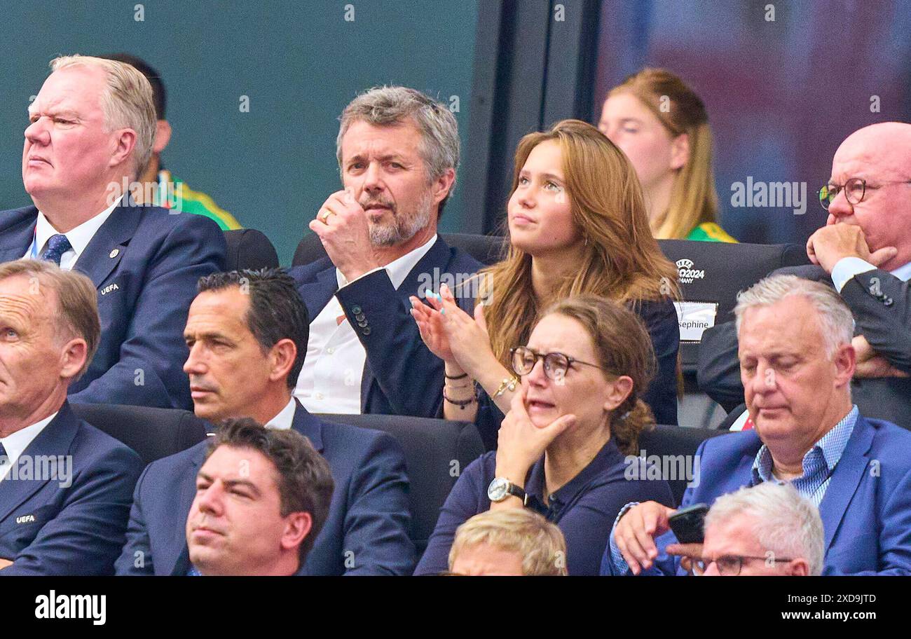 King Frederik X of Denmark (M) and his daughter Princess Josephine in ...