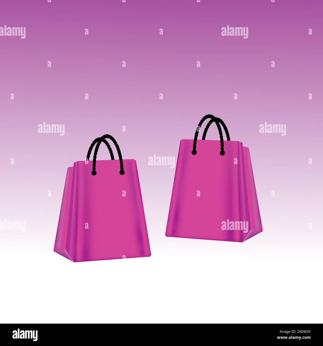 Realistic colorful shopping bags vector illustration Stock Vector Image ...