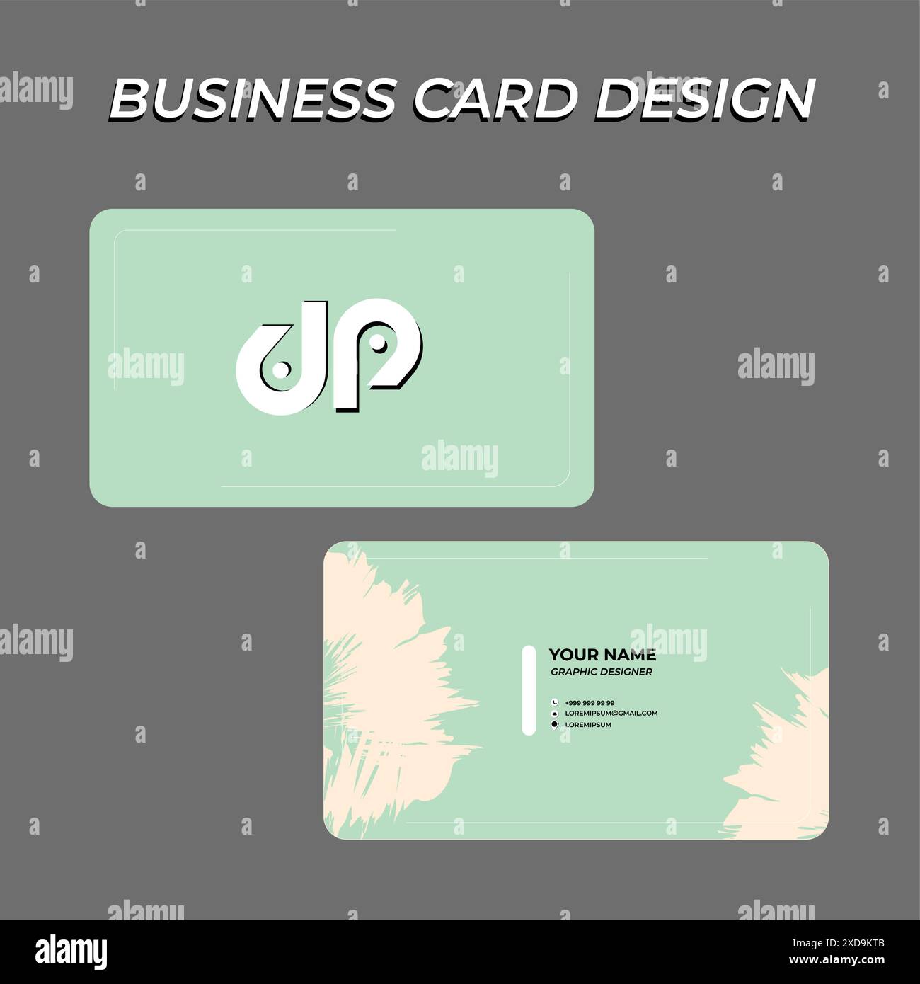 Vector business card Stock Vector Images - Alamy
