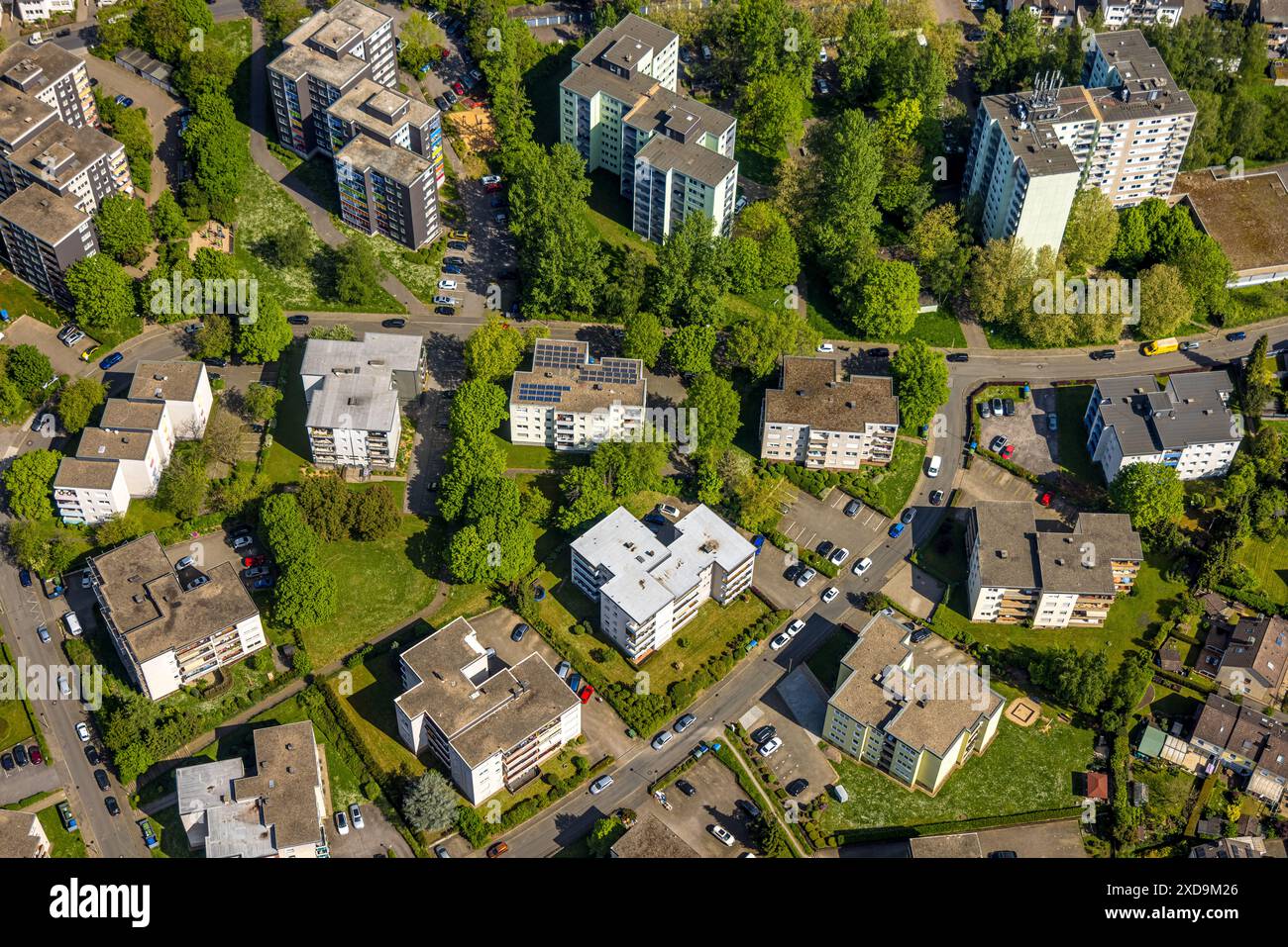 High rise residential estate musikersiedlung hi-res stock photography ...