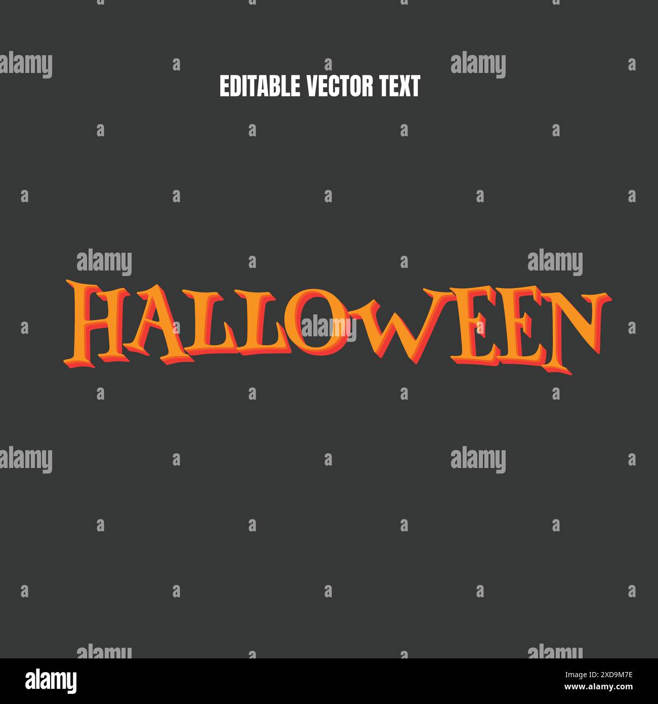 Editable vector text effect Stock Vector Image & Art - Alamy
