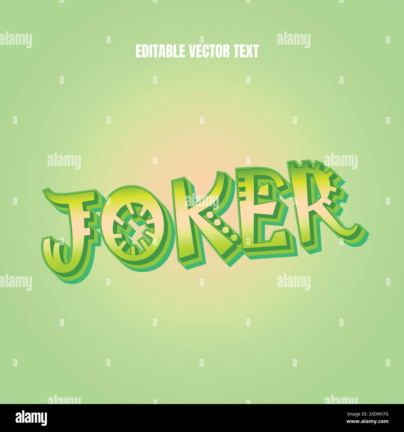 Editable vector text effect Stock Vector Image & Art - Alamy