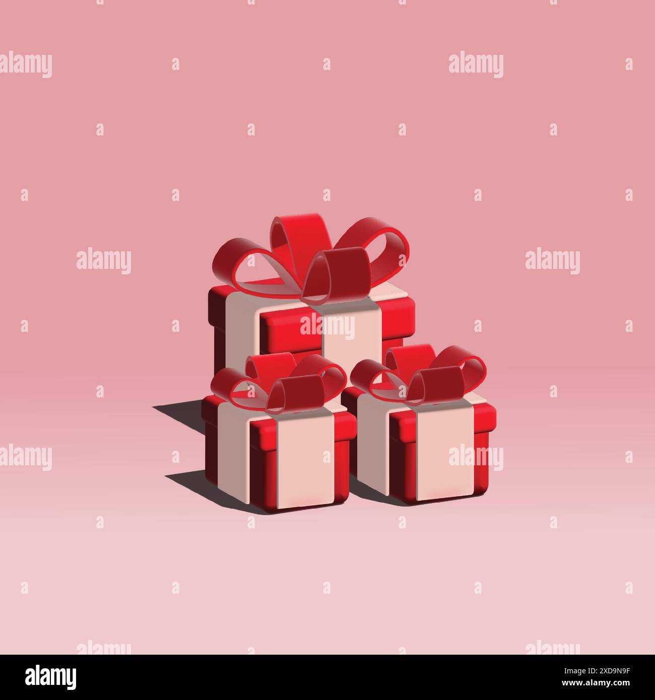 3d gift boxes hi-res stock photography and images - Alamy