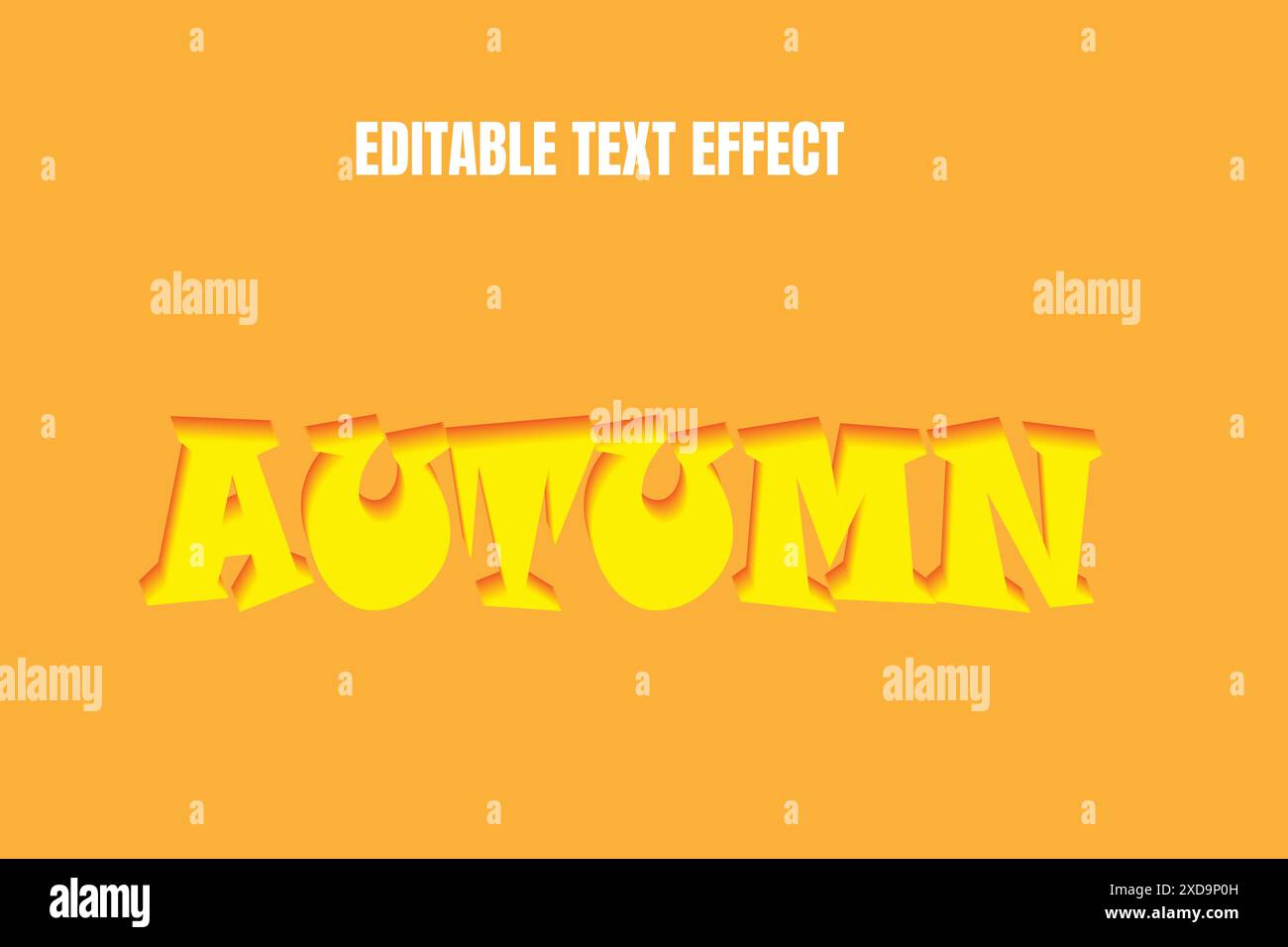 Editable vector text effect Stock Vector Image & Art - Alamy
