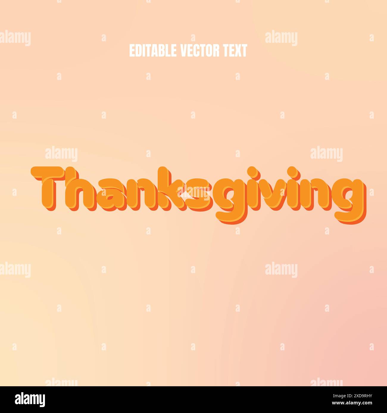Editable vector text effect Stock Vector Image & Art - Alamy