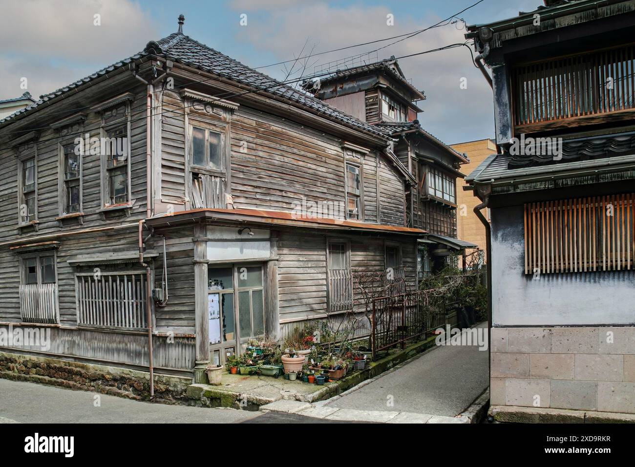 Traditional Wooden House in Kanazawa, Japan Stock Photo - Alamy