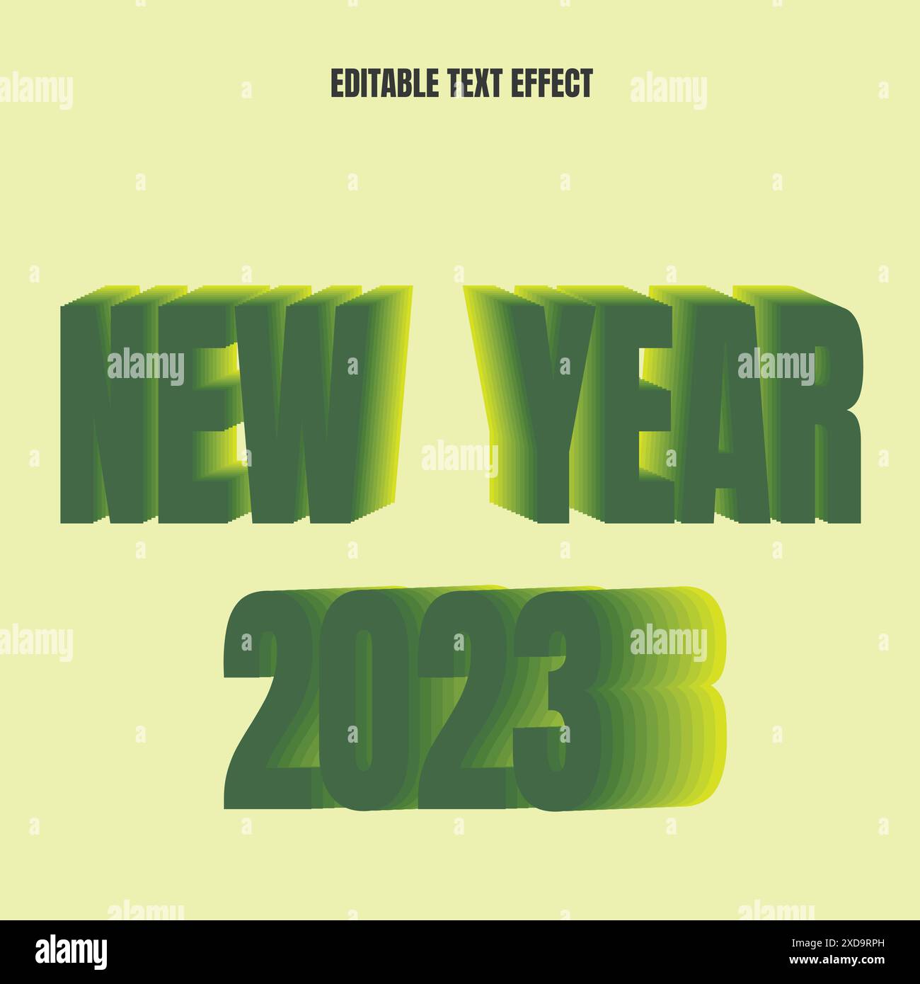 Editable vector text effect Stock Vector Image & Art - Alamy
