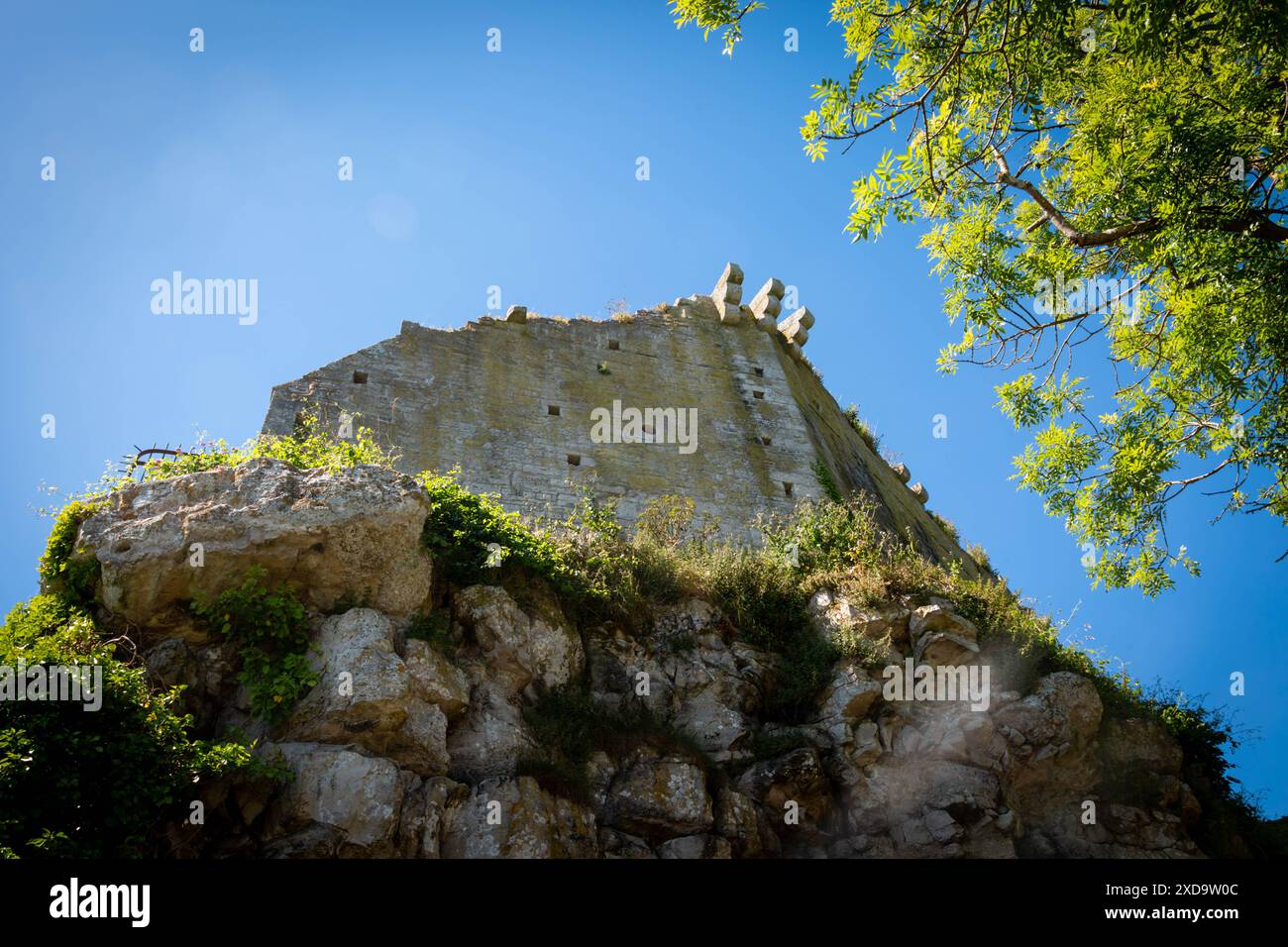 Rufus Castle ruins, Portland, Dorset, UK, 2024 Stock Photo - Alamy