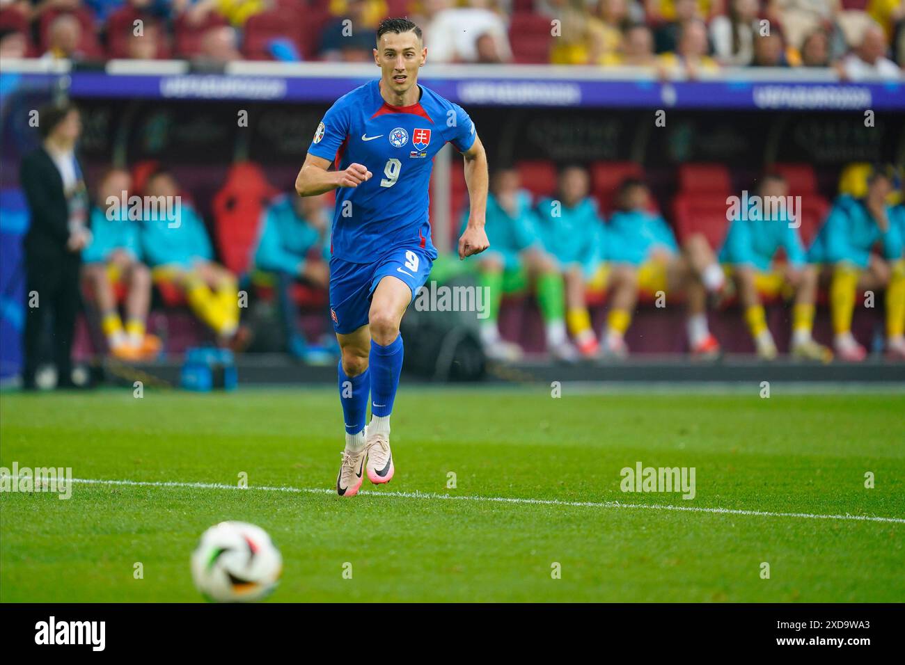 Dusseldorf, Germany. 21st June, 2024. Robert Bozenik of Slovakia during ...
