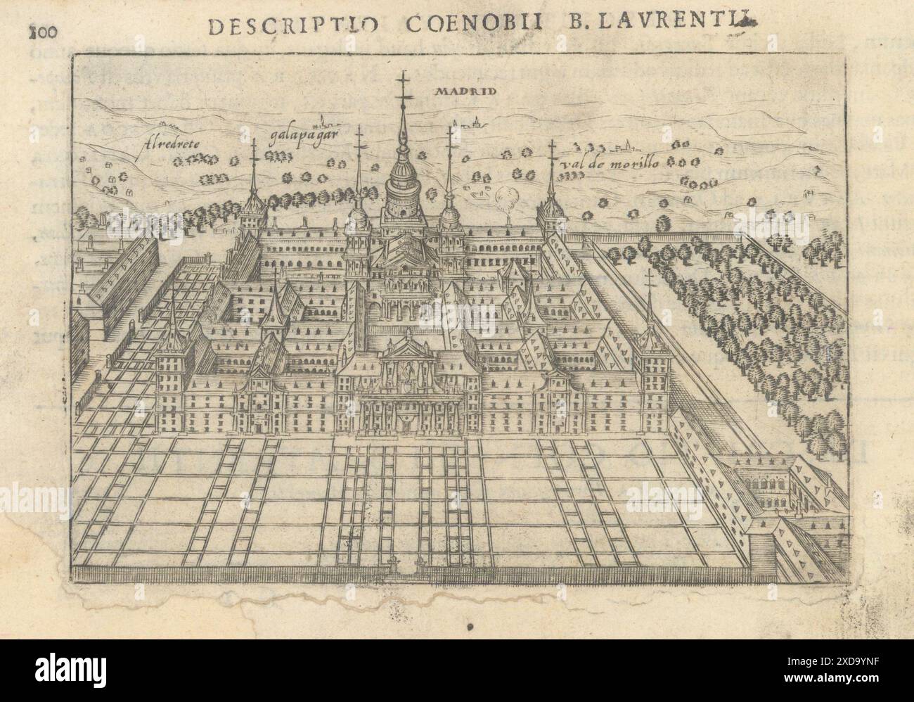 Map of el escorial hi-res stock photography and images - Alamy