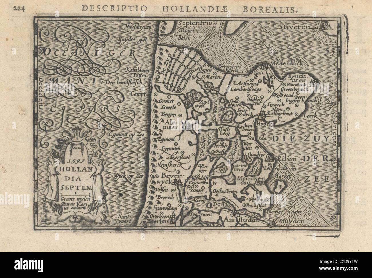 Holland map 17th century hi-res stock photography and images - Alamy