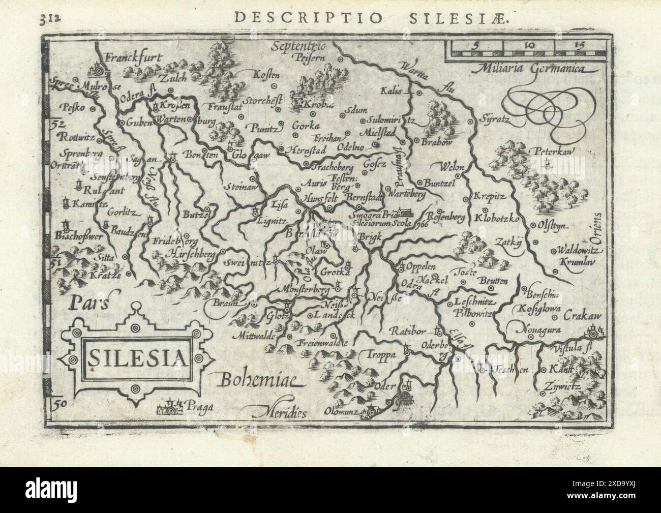 Silesia map hi-res stock photography and images - Alamy