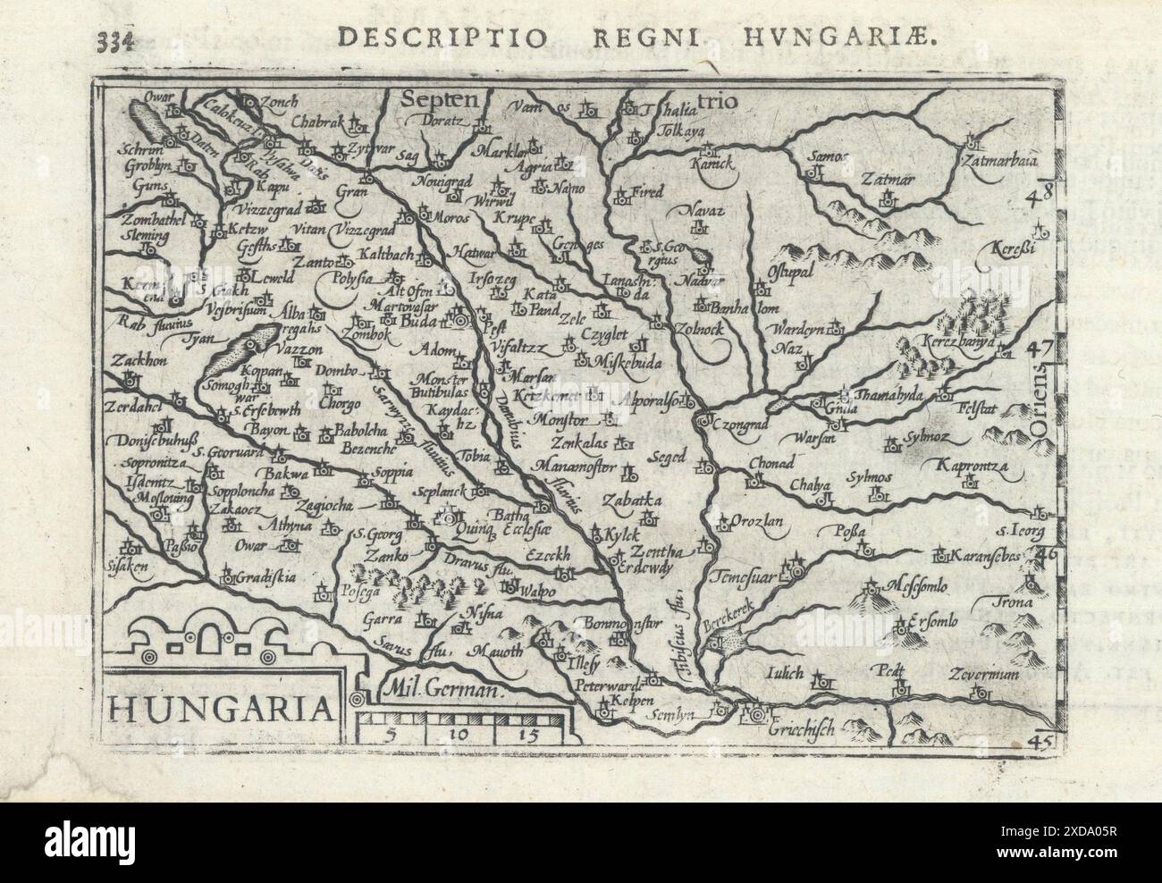 Kingdom of hungary map hi-res stock photography and images - Alamy