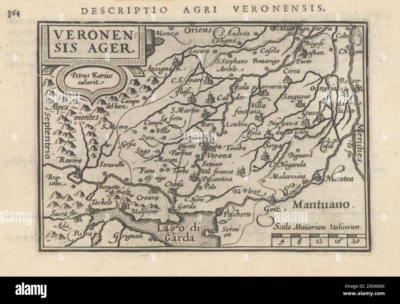 Map of verona hi-res stock photography and images - Alamy