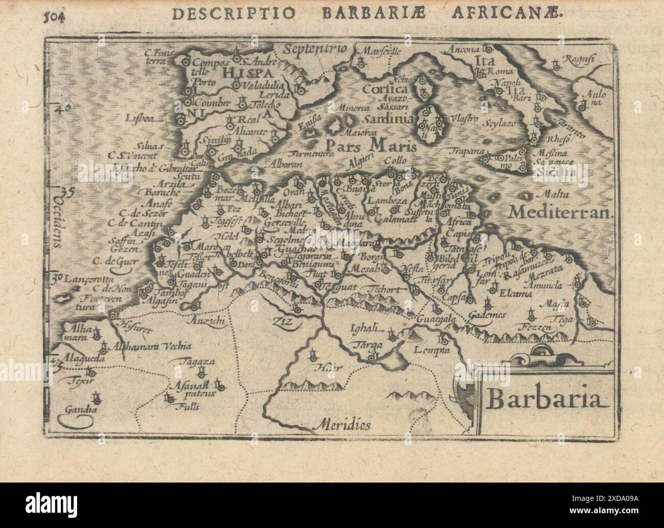 Spain map 17th century hi-res stock photography and images - Alamy