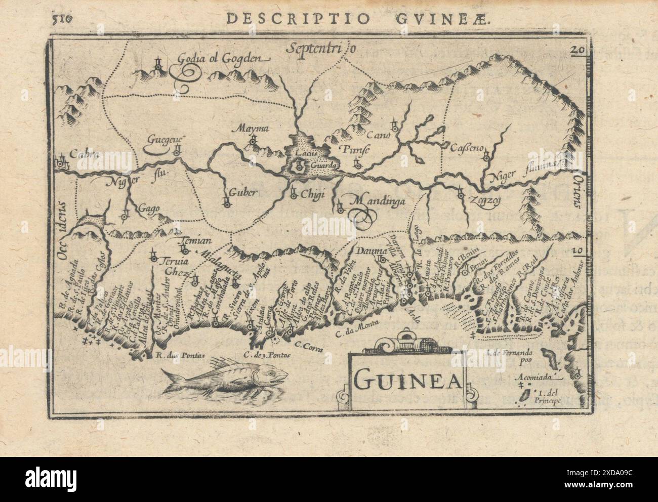 Guinea africa map old hi-res stock photography and images - Alamy