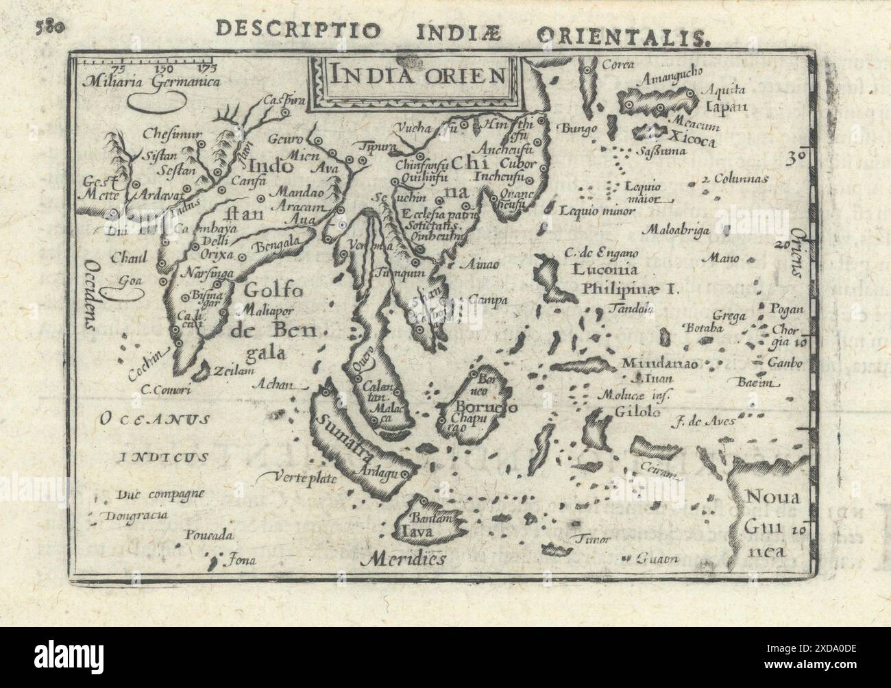 India orientalis map hi-res stock photography and images - Alamy