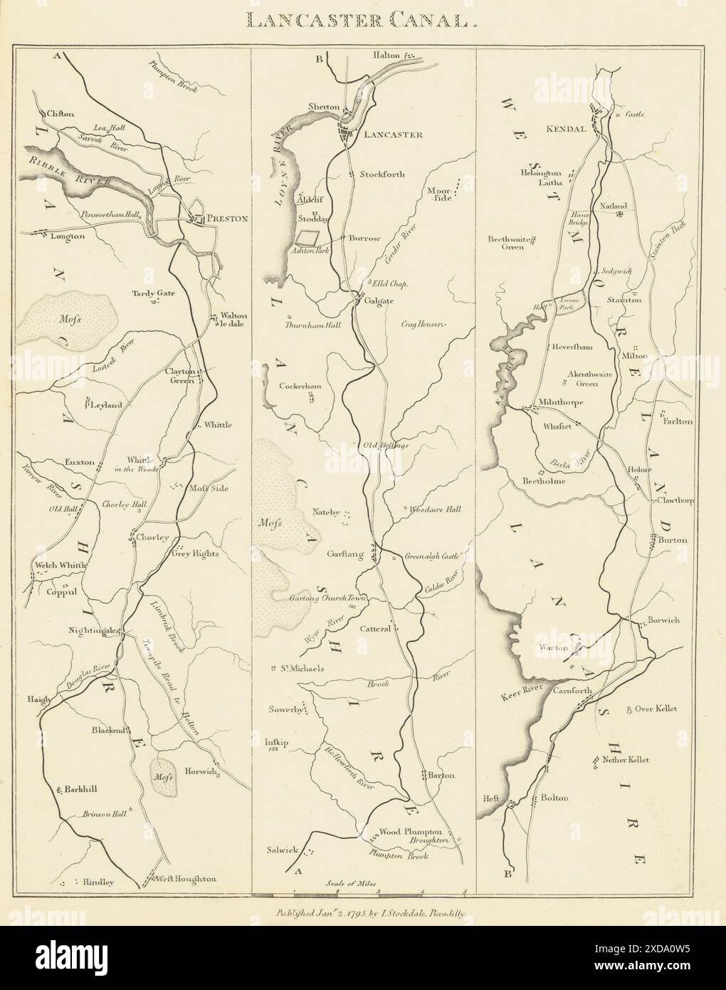 Preston map hi-res stock photography and images - Alamy