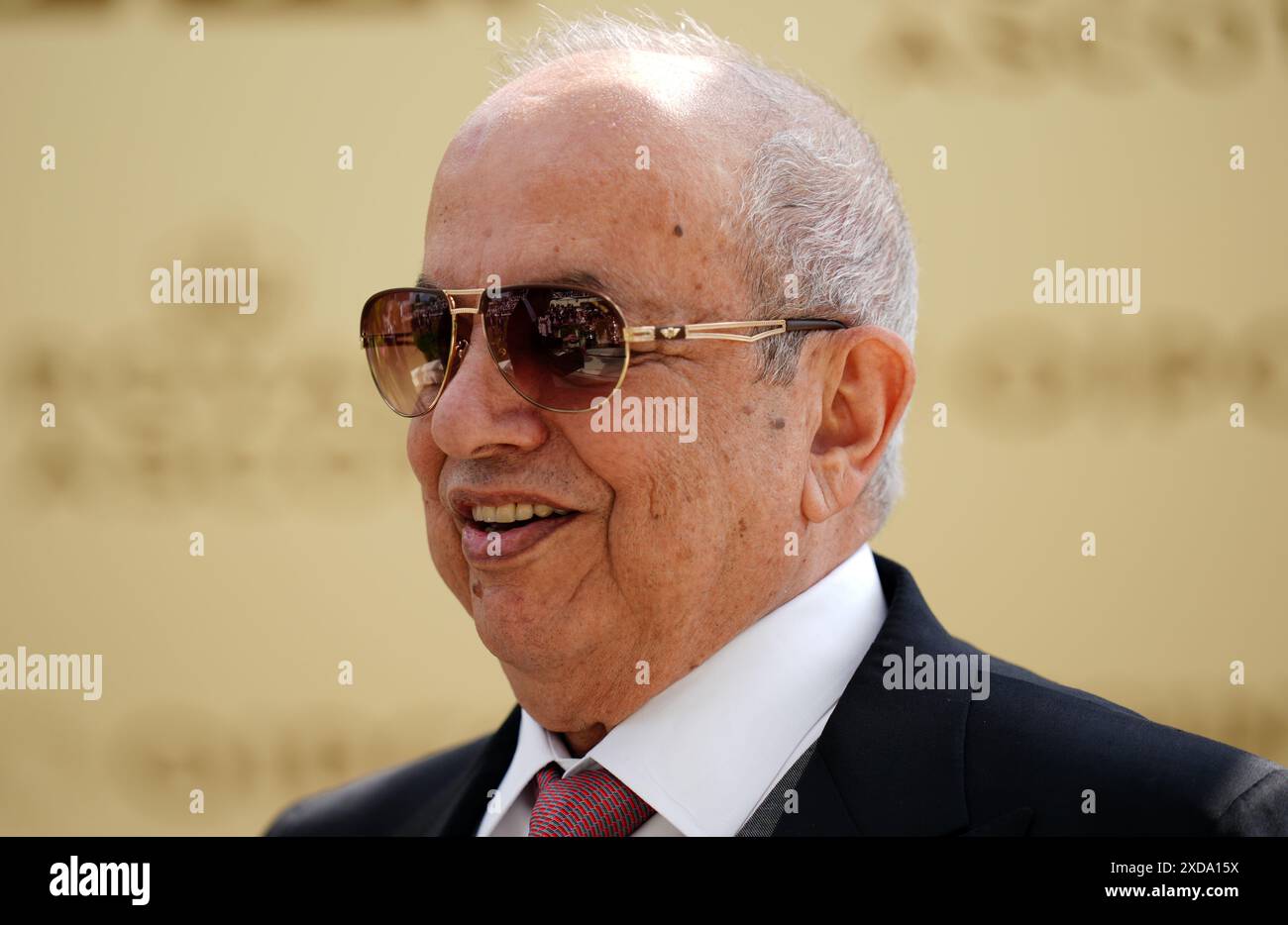 Sheikh Mohammed Obaid Al Maktoum on day four of Royal Ascot at Ascot Racecourse, Berkshire ...