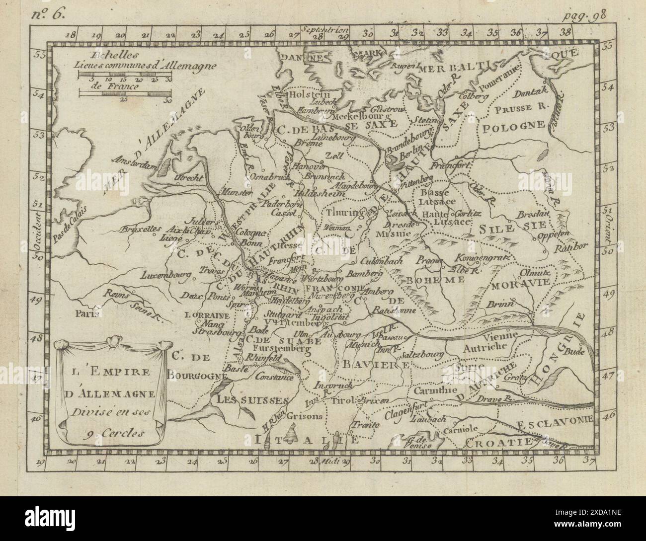 Divided germany map vintage hi-res stock photography and images - Alamy
