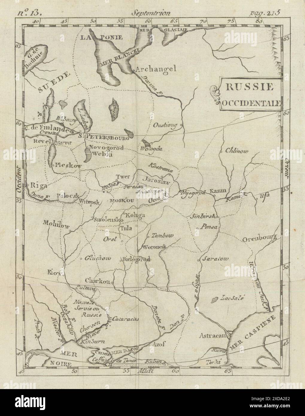 Western russia map hi-res stock photography and images - Alamy