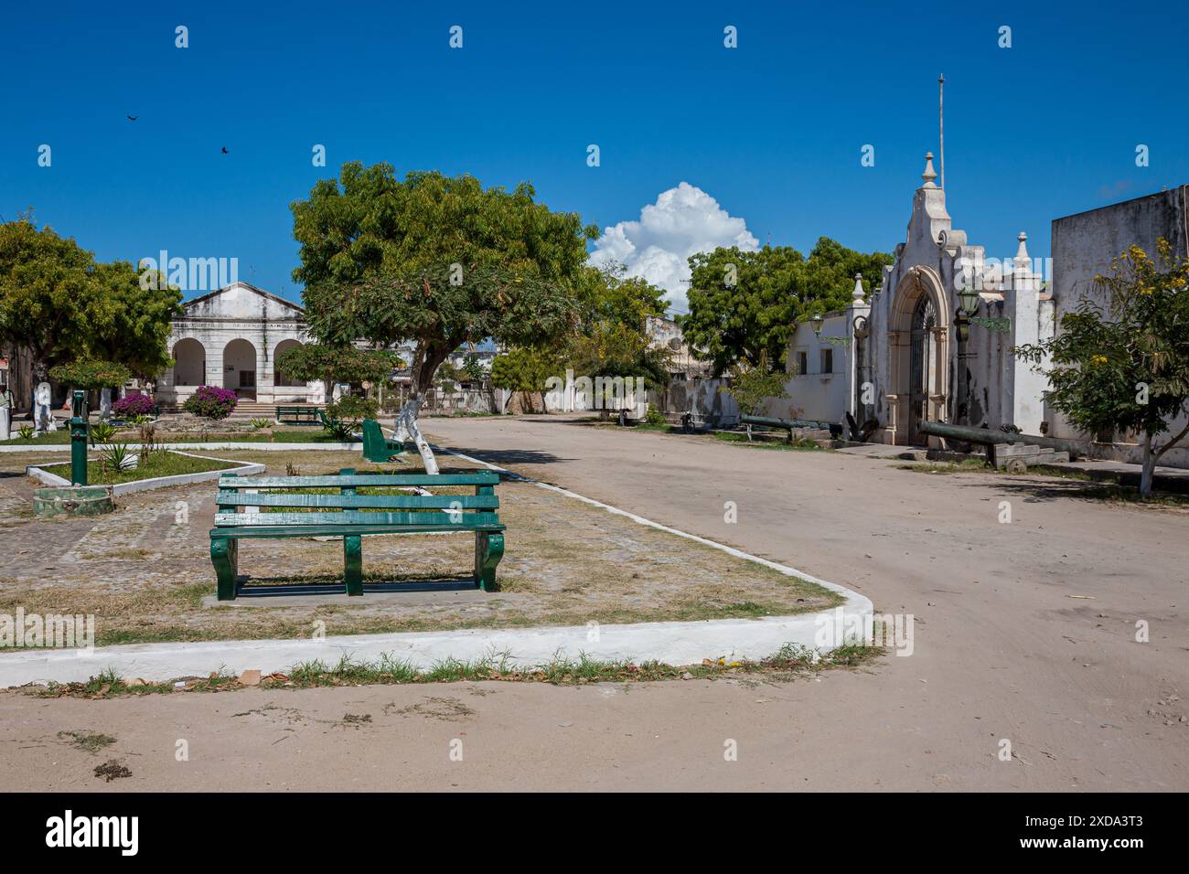 Mozambique, Nampula, Ilha de Moçambique, Stone and lime town main ...