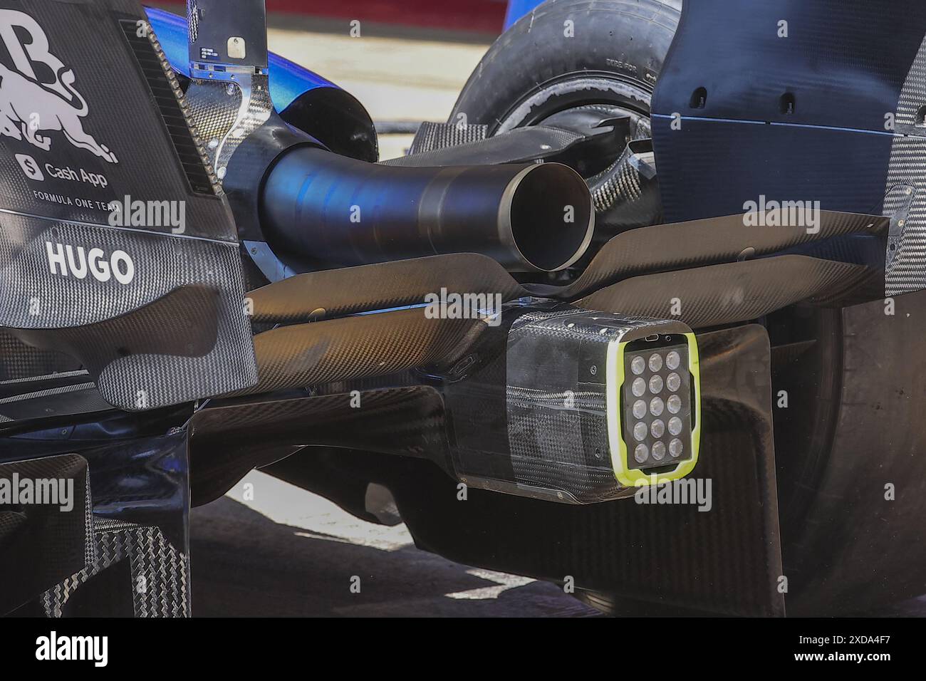 Visa Cash App RB F1 Team VCARB 01, mechanical detail, rear wing, beam ...