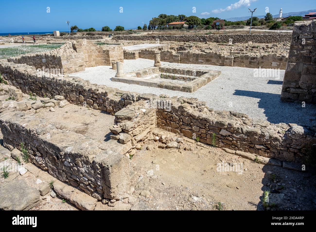 Impluvium, Villa of Theseus, Archaeological Site of Nea Paphos, Cyprus ...
