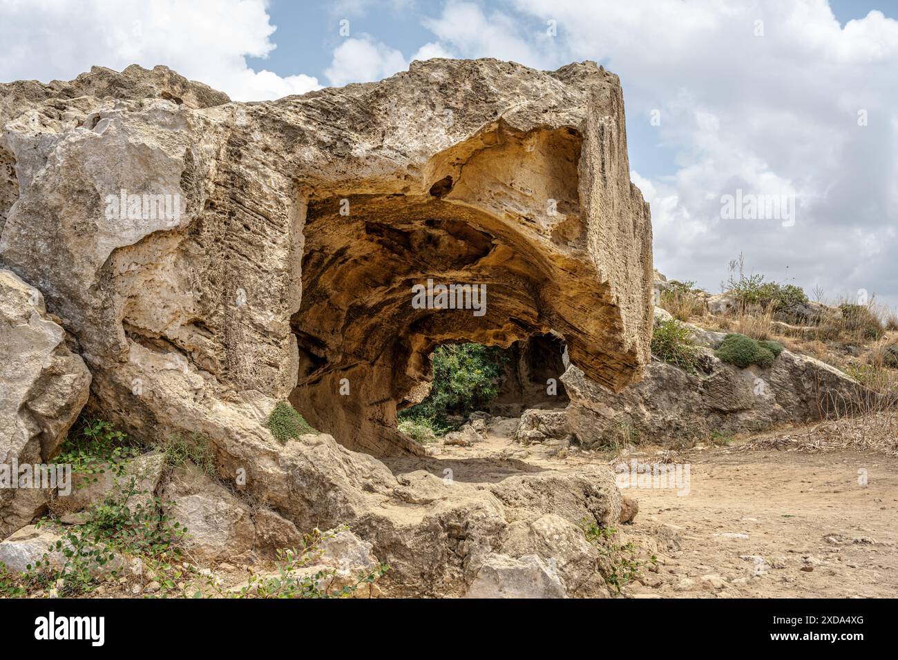 'Tombs of the Kings', necropolis, Paphos, Cyprus Stock Photo - Alamy