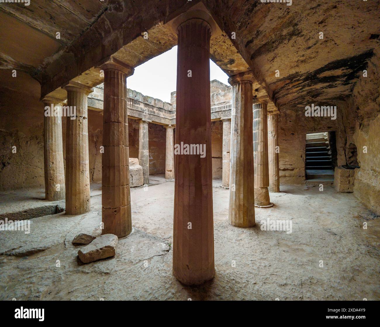 'Tombs of the Kings', necropolis, Paphos, Cyprus Stock Photo - Alamy