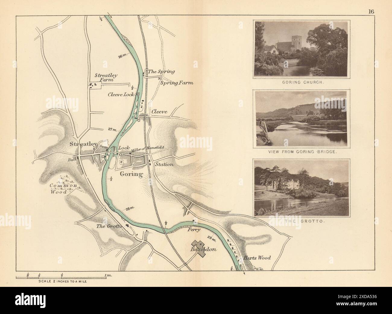 Old river thames map hi-res stock photography and images - Alamy
