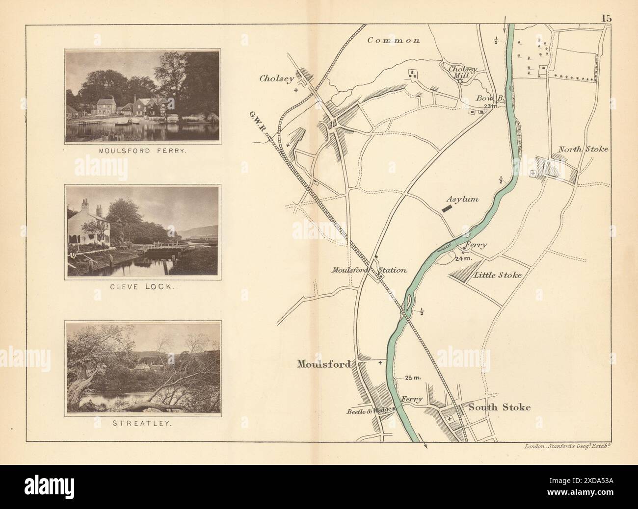 London map 19th century river thames hi-res stock photography and ...